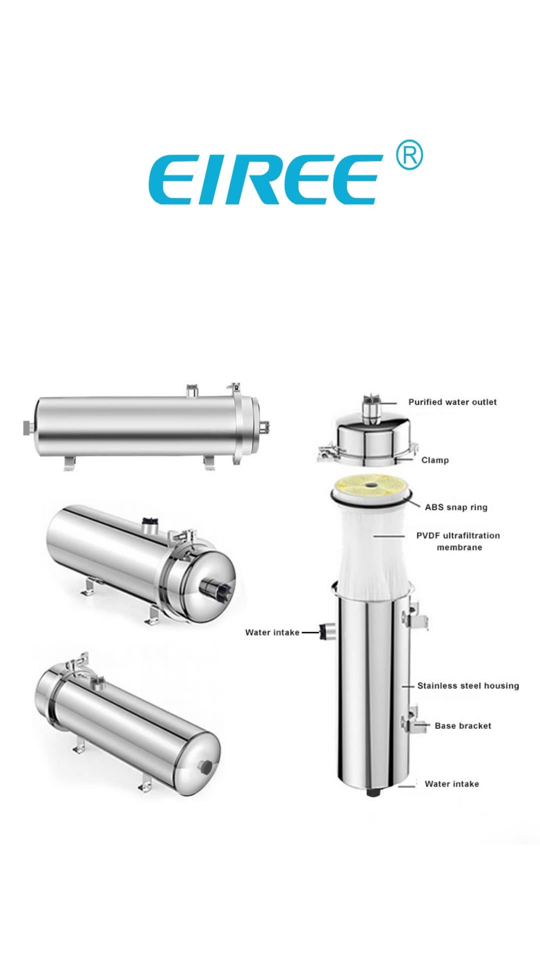 304 Stainless Steel Large Flow Whole House Water Treatment System Pvdf ...