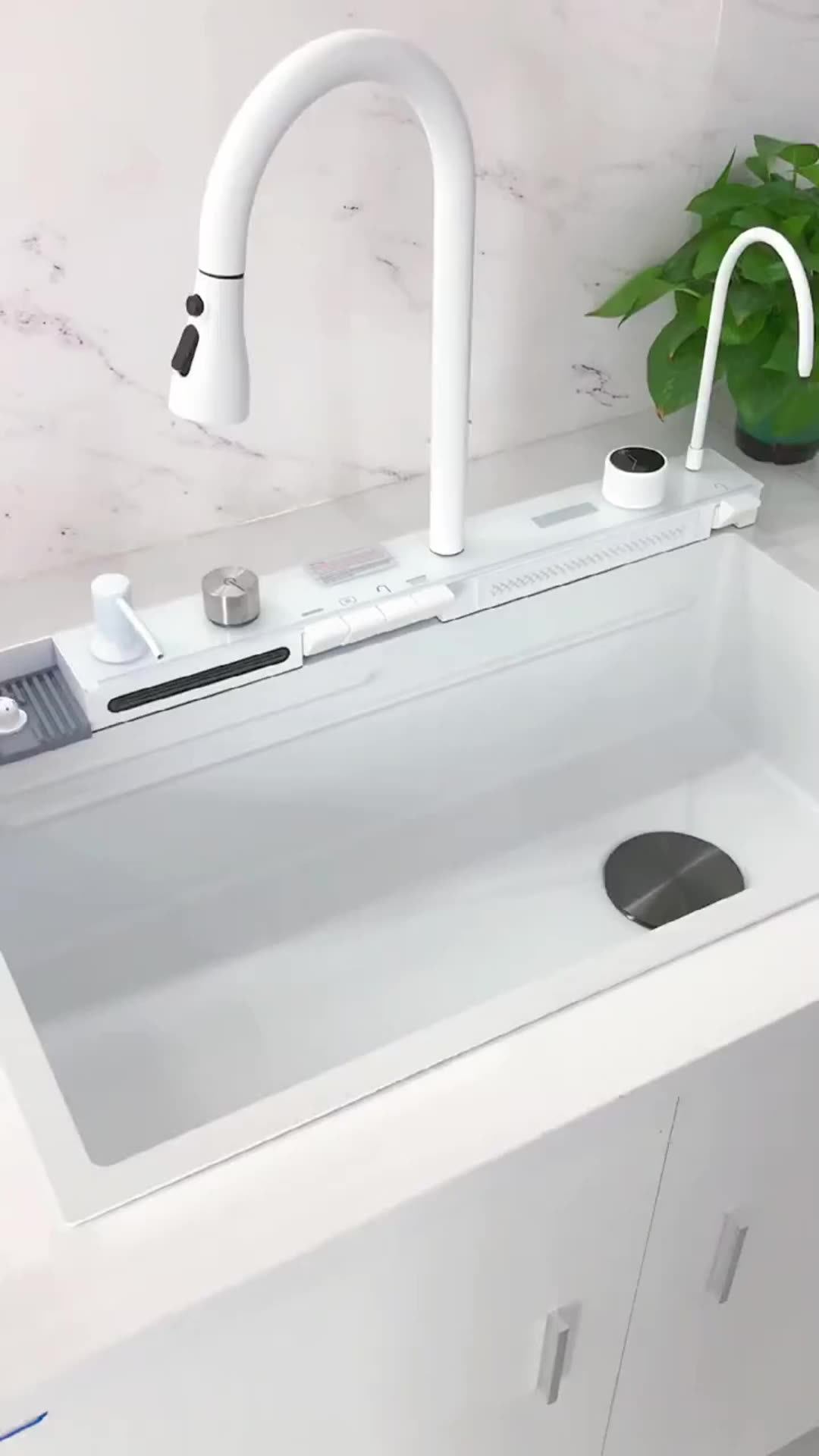 All-in-one Multi-function Sink Kitchen 304 Stainless Steel Smart ...