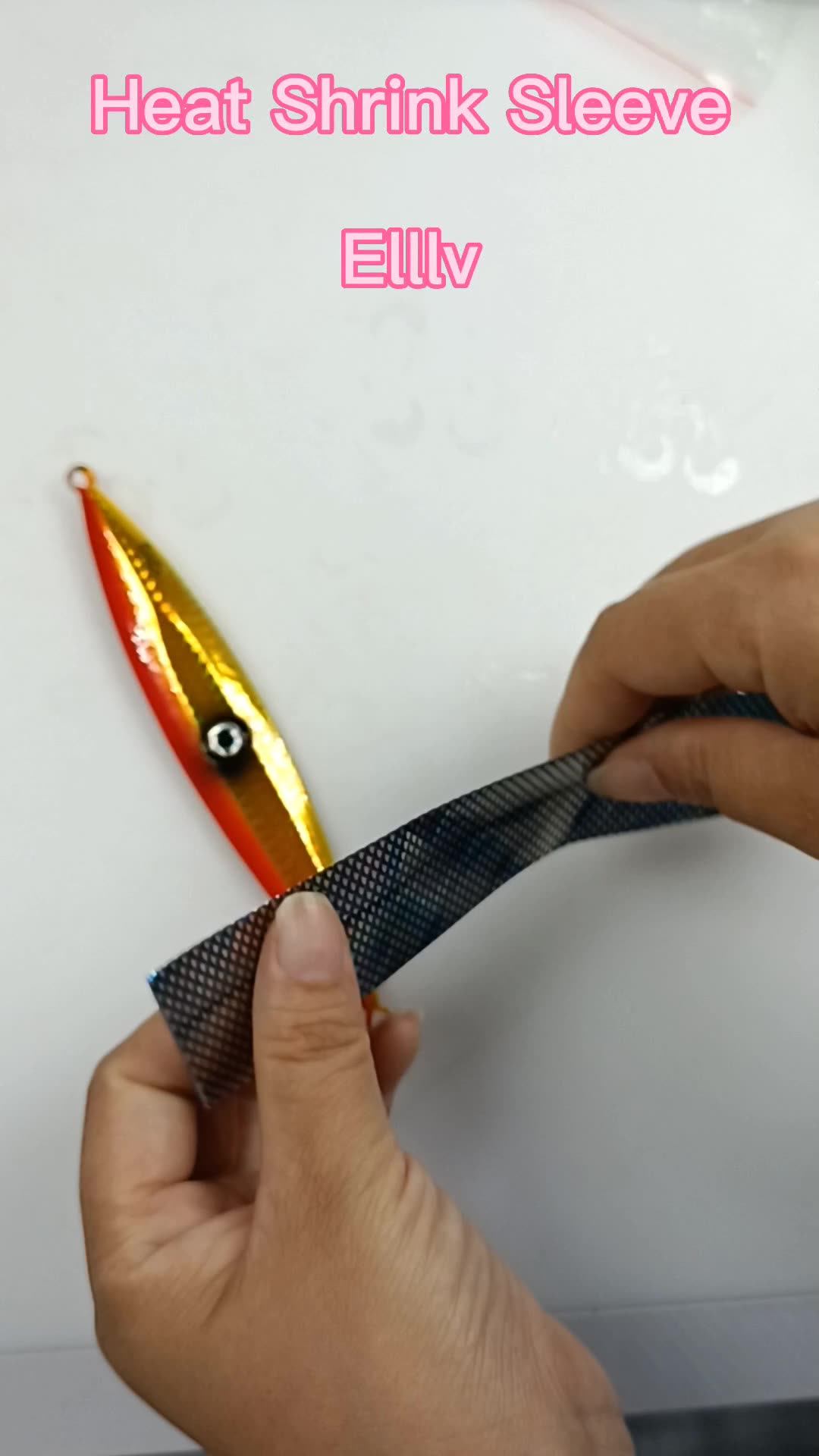 15cm*3cm Fishing Lure Heat Shrink Skin Holographic Heat Shrink Film ...