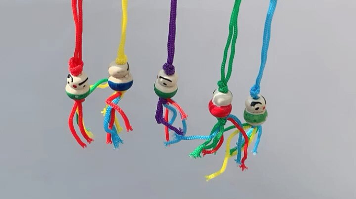 Chinese Lucky Dolls Cute Wooden Lucky Doll Handmade Wooden Lucky Doll ...