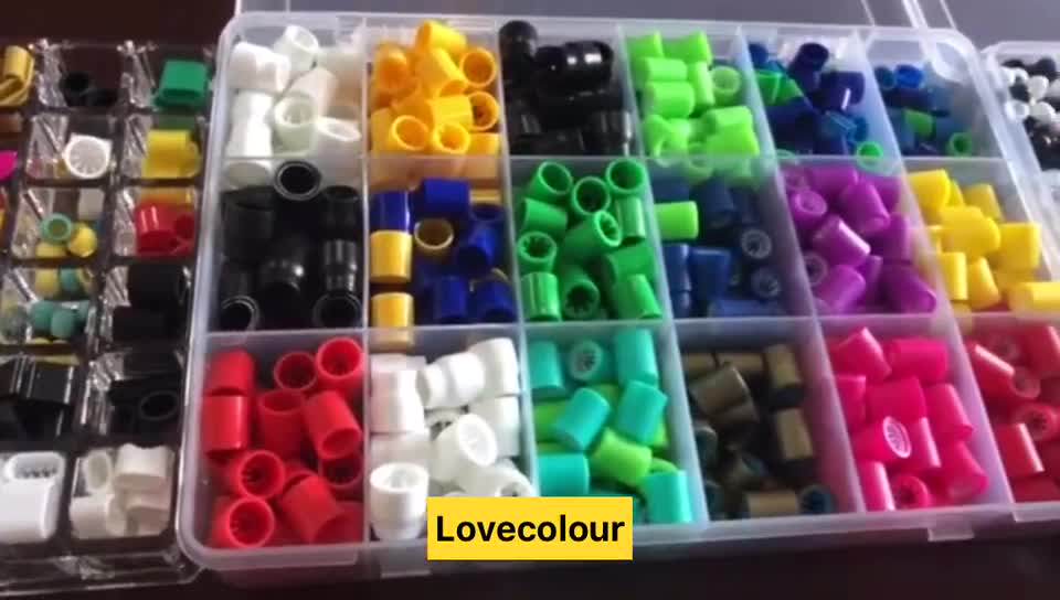 Colorful One Way Plastic Snap Closure Wristband Lock For Wholesale ...