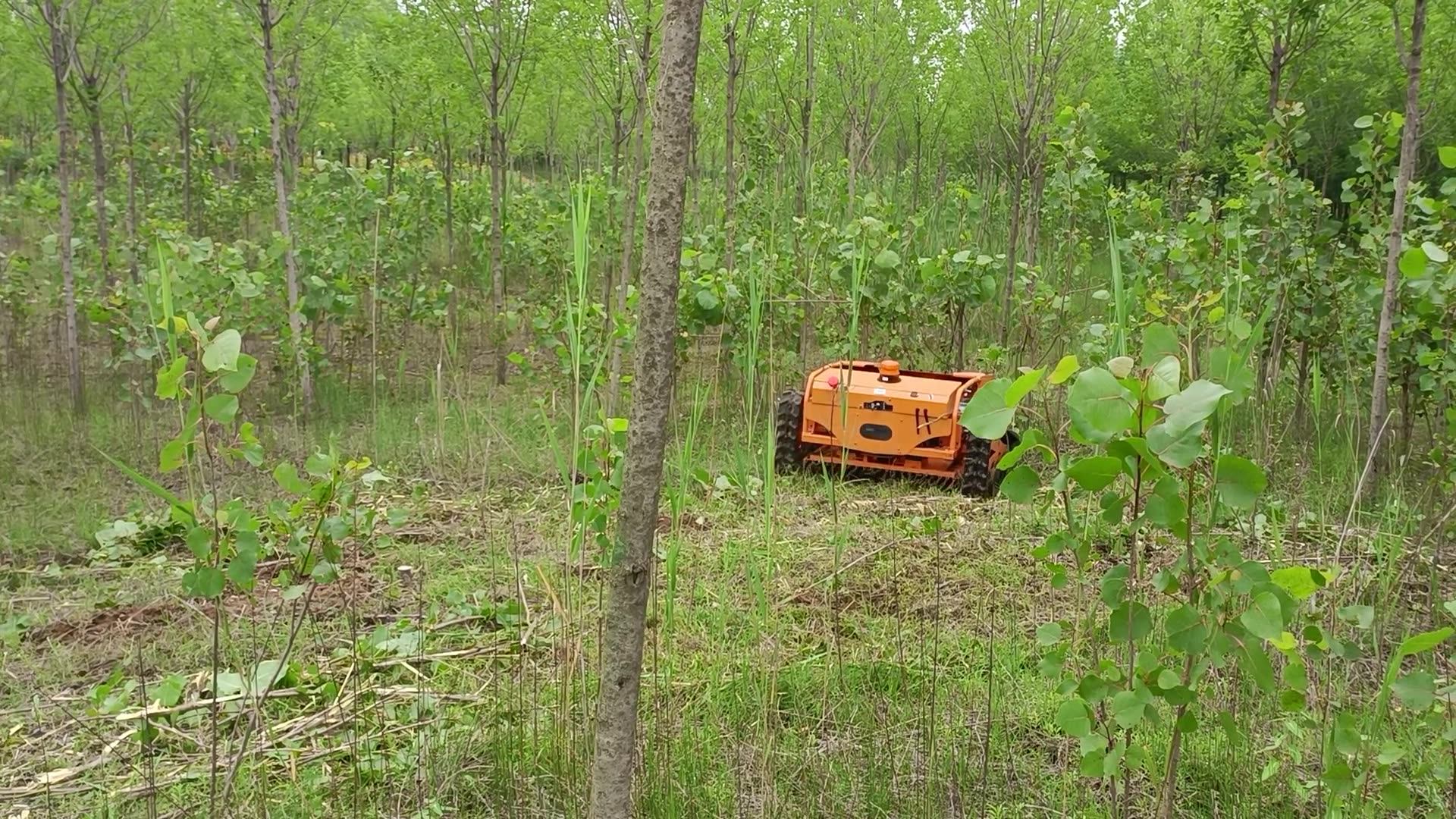 Remote Control Rc Lawn Mower Mulcher For Slopes 45 50 55 Degree - Buy ...