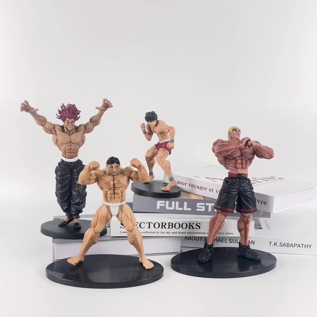 Bj Anime Figure Yujiro Hanma Baki Hanayama Kaoru Jack 15-22cm 4 Styles ...