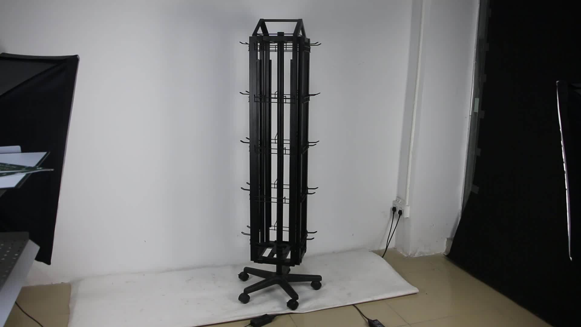 House Shape Metal Rotating Keychain Display Rack - Buy Keychain Display ...