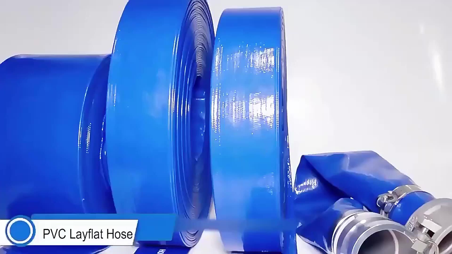 Wholesale Lay Flat Irrigation Hose Pvc Pipe Water Discharge Flat Hose ...