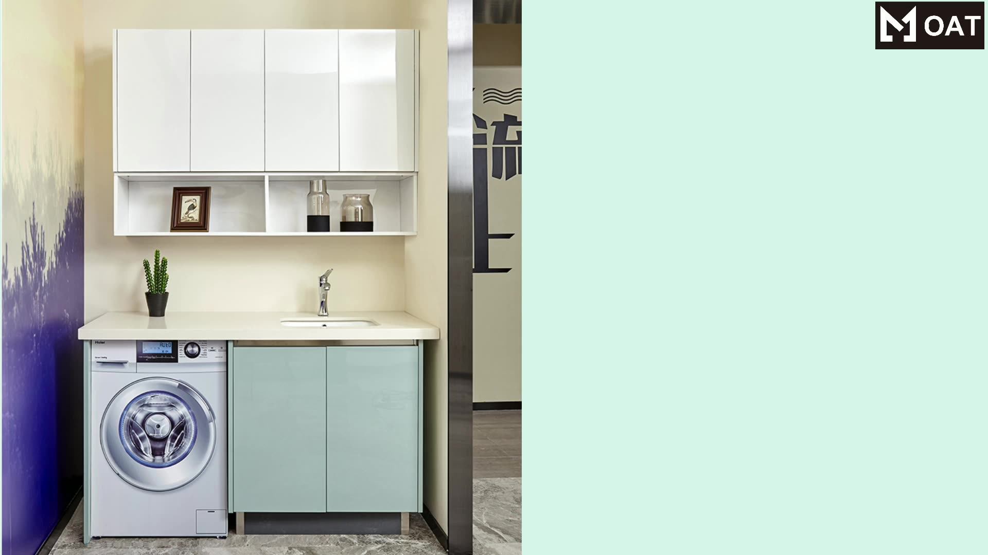 Hot Sale Bathroom Furniture Laundry Sink Cabinet Combo Waterproof ...