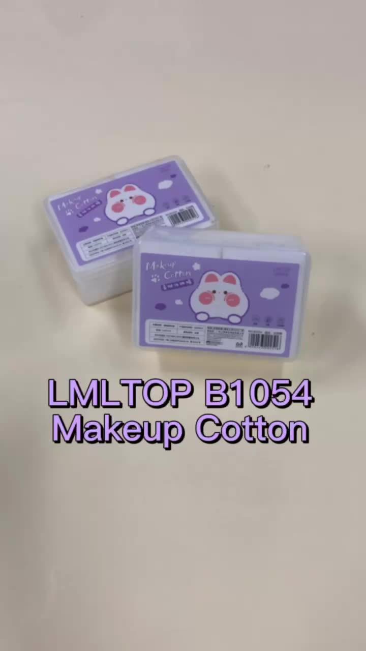 150pcs/box Custom Logo Wet Compress Square Cotton Pads For Face Clean ...