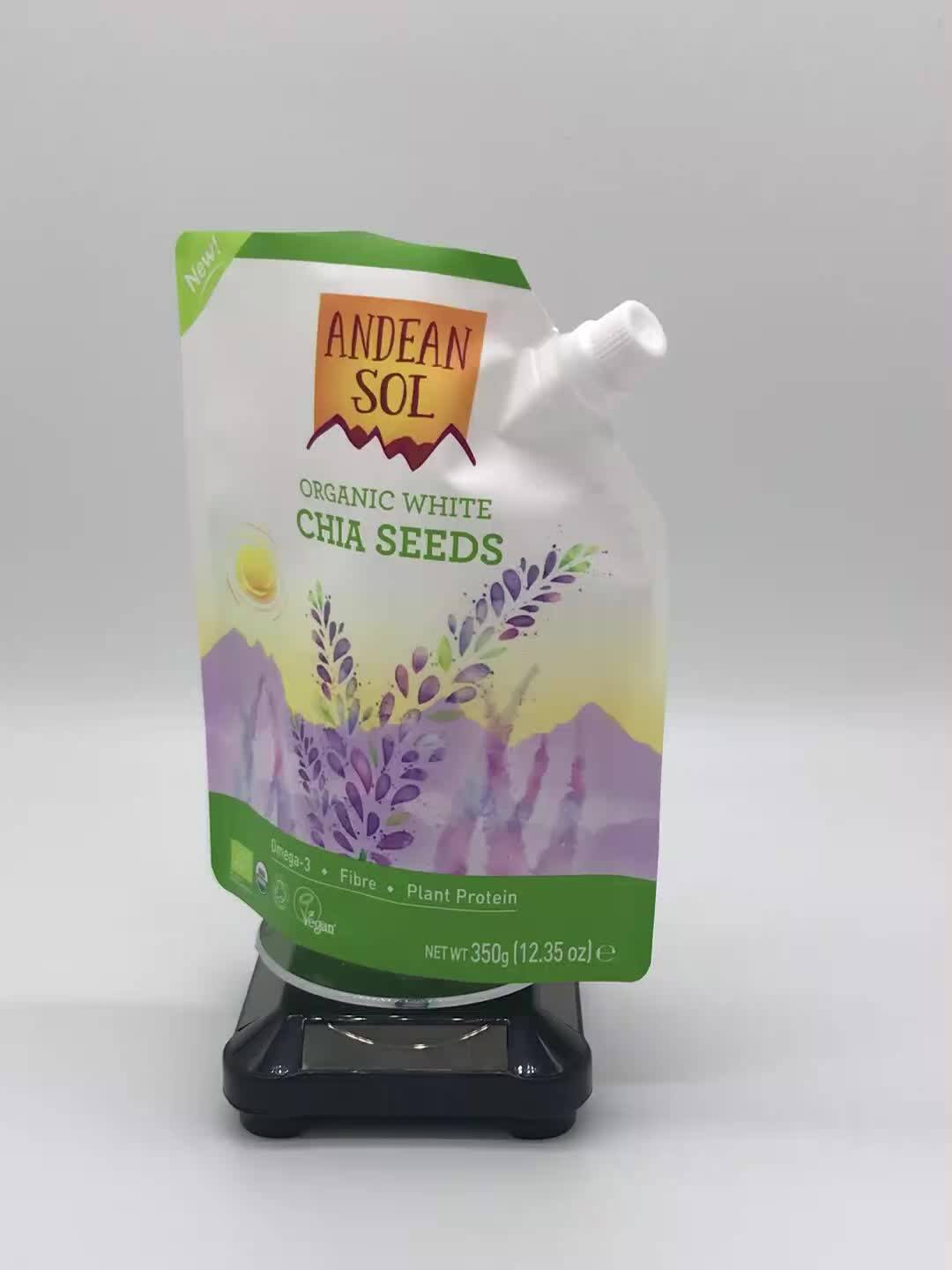 50ml Plastic Resealable Laminated Liquid Stand Up Alcohol Drink Pouch ...