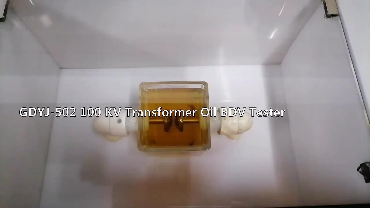Astm D877 Gdyj-502 Transformer Oil Breakdown Voltage Tester For Oil Bdv ...