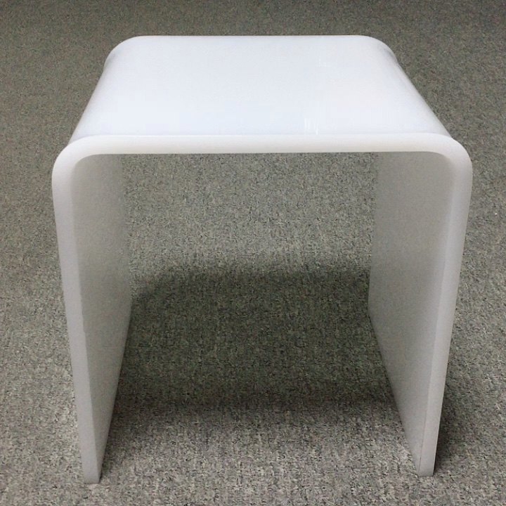 Clear Acrylic Shower Stool Factory Custom U Shape Acrylic Stool For ...