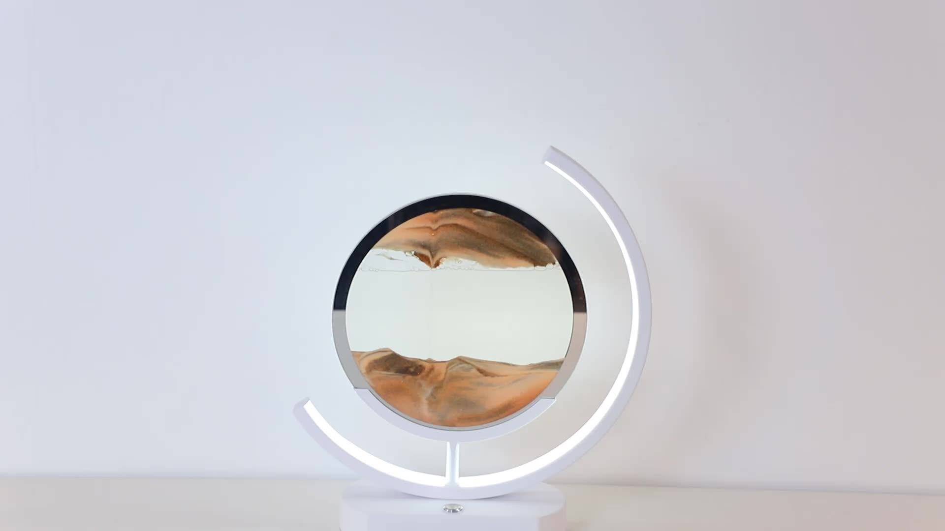 Flowing Sand Art Light Hourglass Led Light Moving Sand Art Picture ...