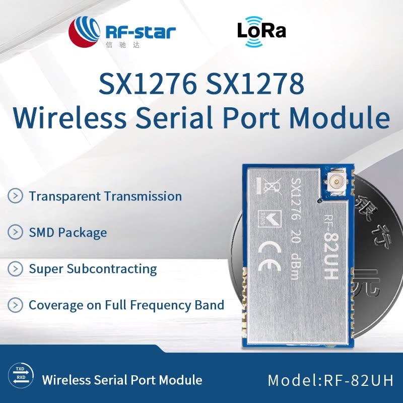 Sx1276 3000 Meters Sx1276 Low Power Consumption 915mhz Lora Module ...