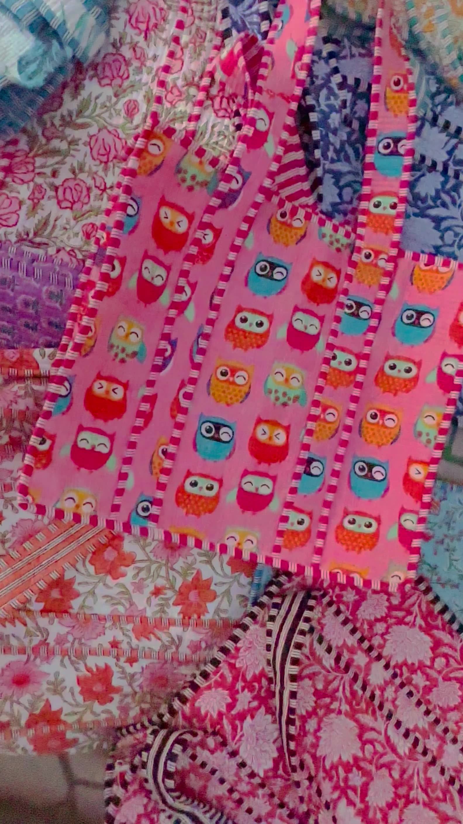 Women's Tote Bags Hand Block Printed Cotton Handbags Shopping Shoulder ...