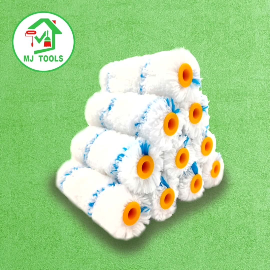 10 Pcs Pack 4 Inch Microfiber Mini Paint Roller - Buy Mini Paint Roller ...