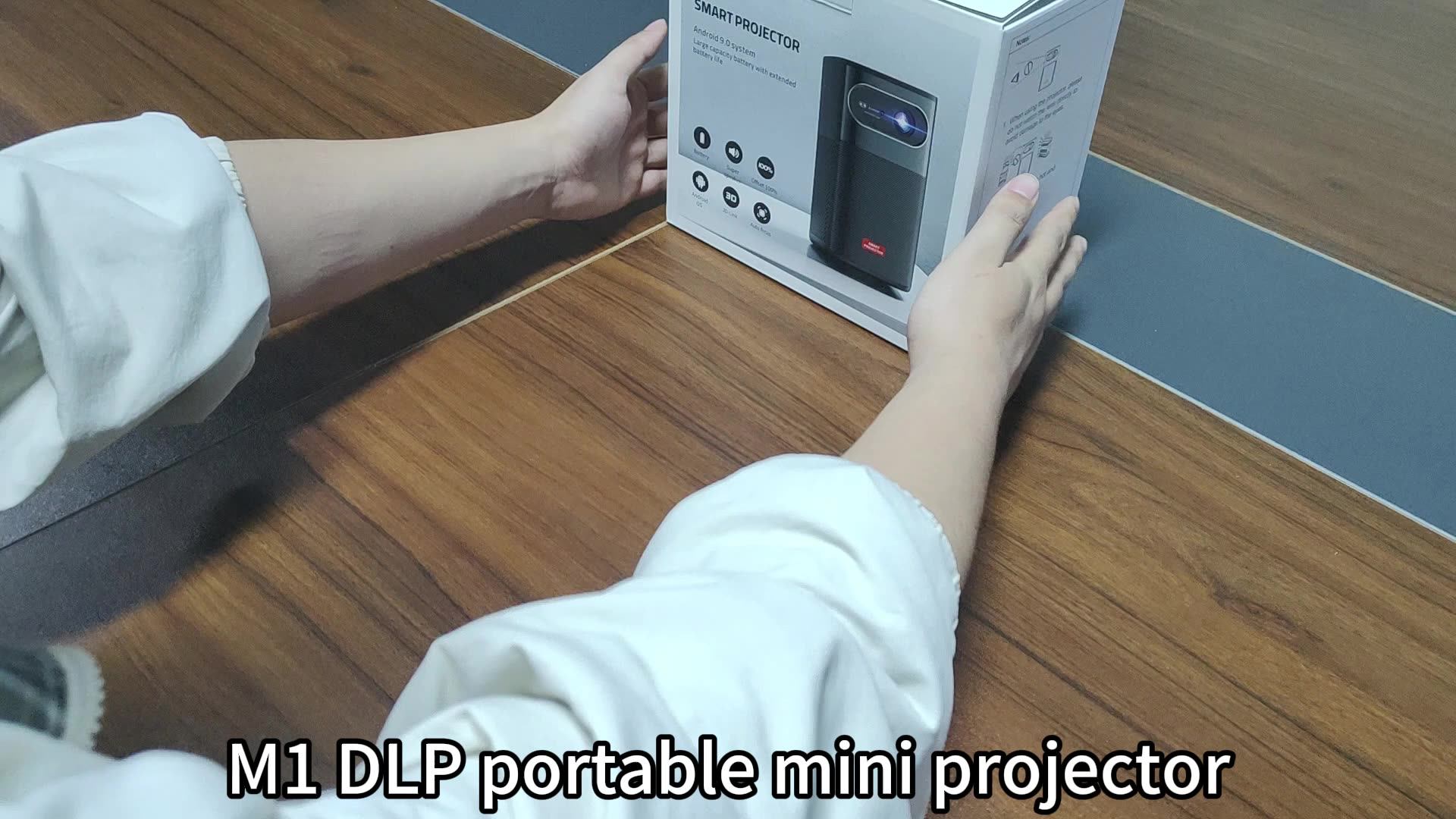 4k Full Hd Dlp Mini Projector 250 Ansi Lumen Android 9 Dual Channel ...