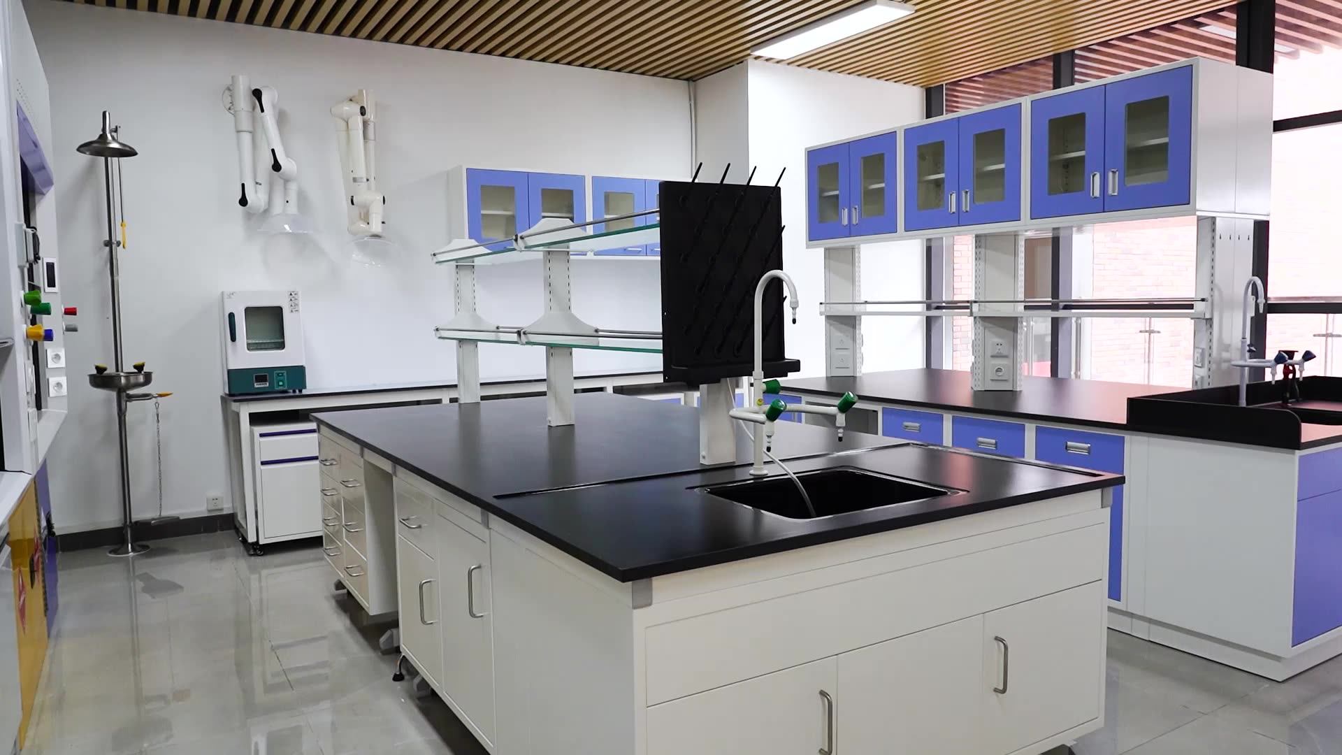 Medical Lab Workstations Steel Laboratory Furniture With Epoxy Resin ...