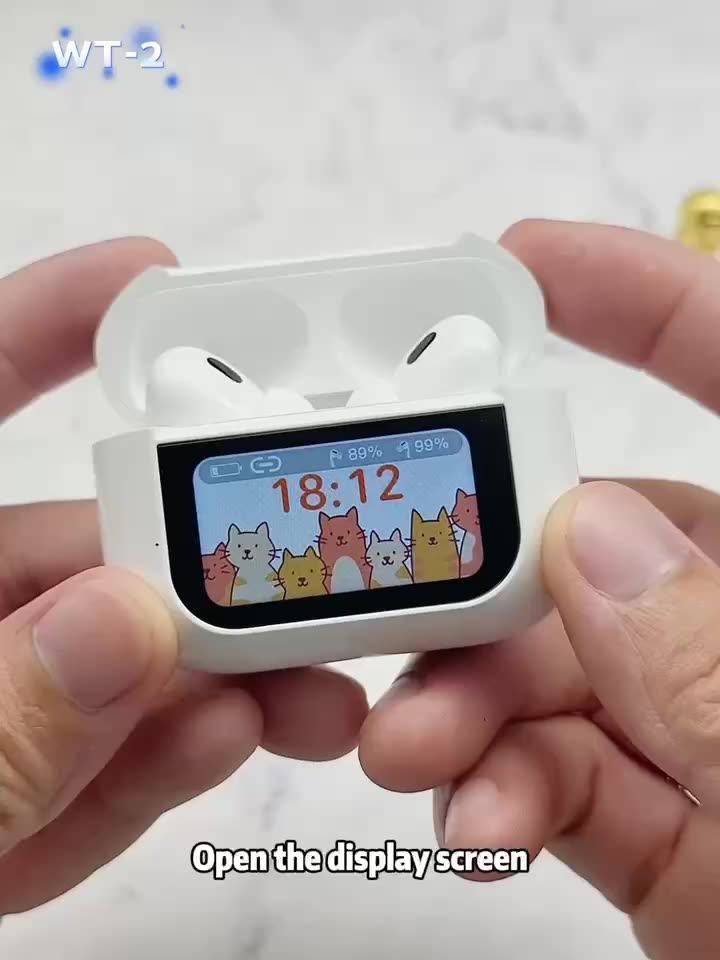 Led Screen Anc Wireless Tws Earbuds Touch Active Noise Cancelling ...