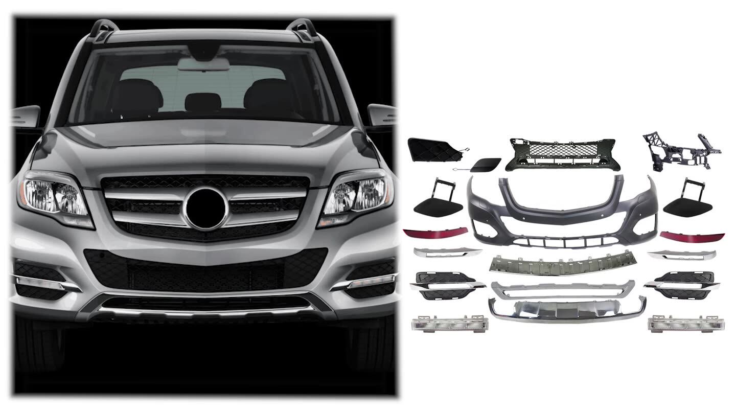 2008 2010 2009 2012 2013 C180 C220 For Mercedes W204 C63 Front Bumper ...