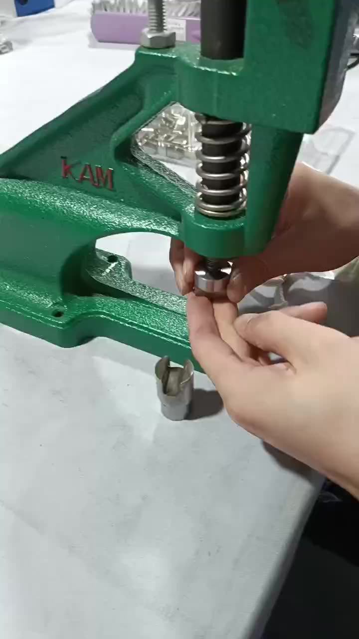 Iron Portable Desktop Multifunctional Manual Hand Press Buckle Machine ...