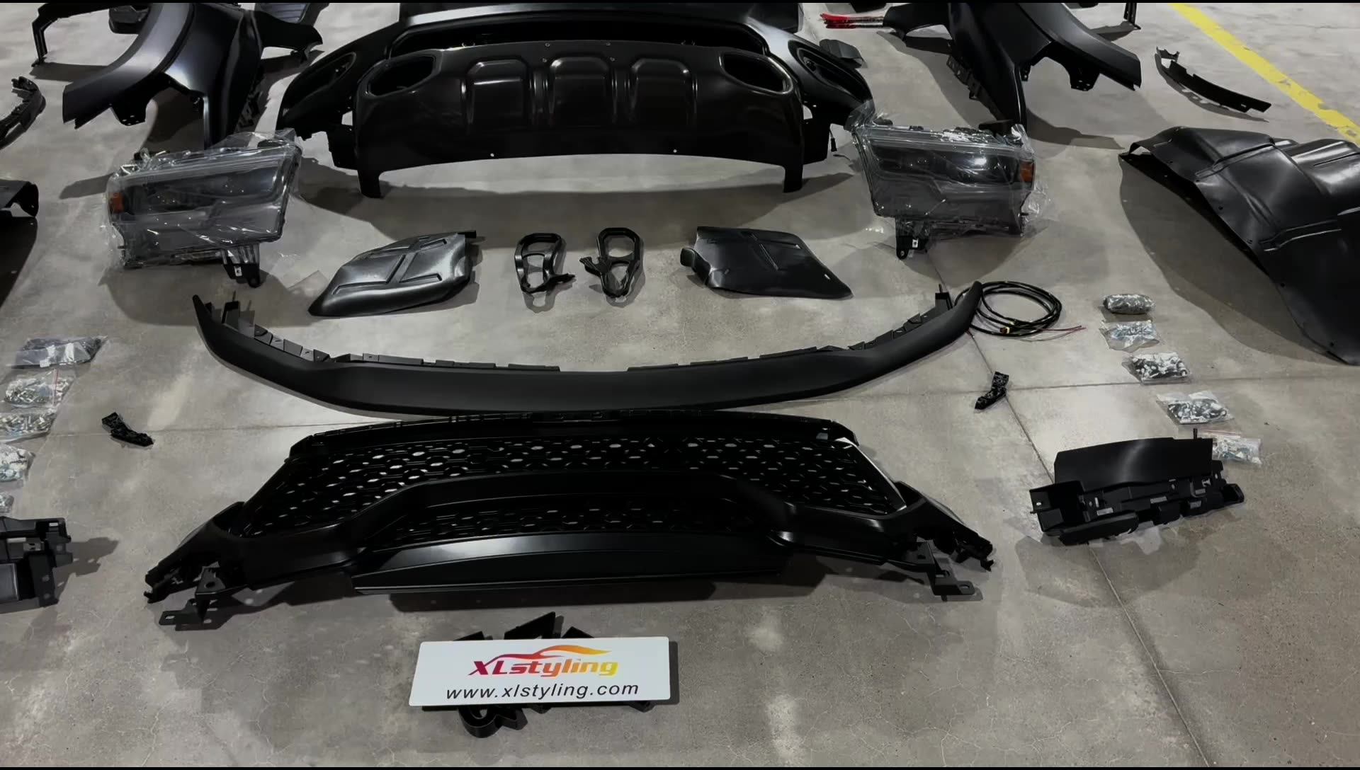 Car Conversion Facelift Bodykit For Dodge Ram 1500 19-23 Upgrade To Trx ...