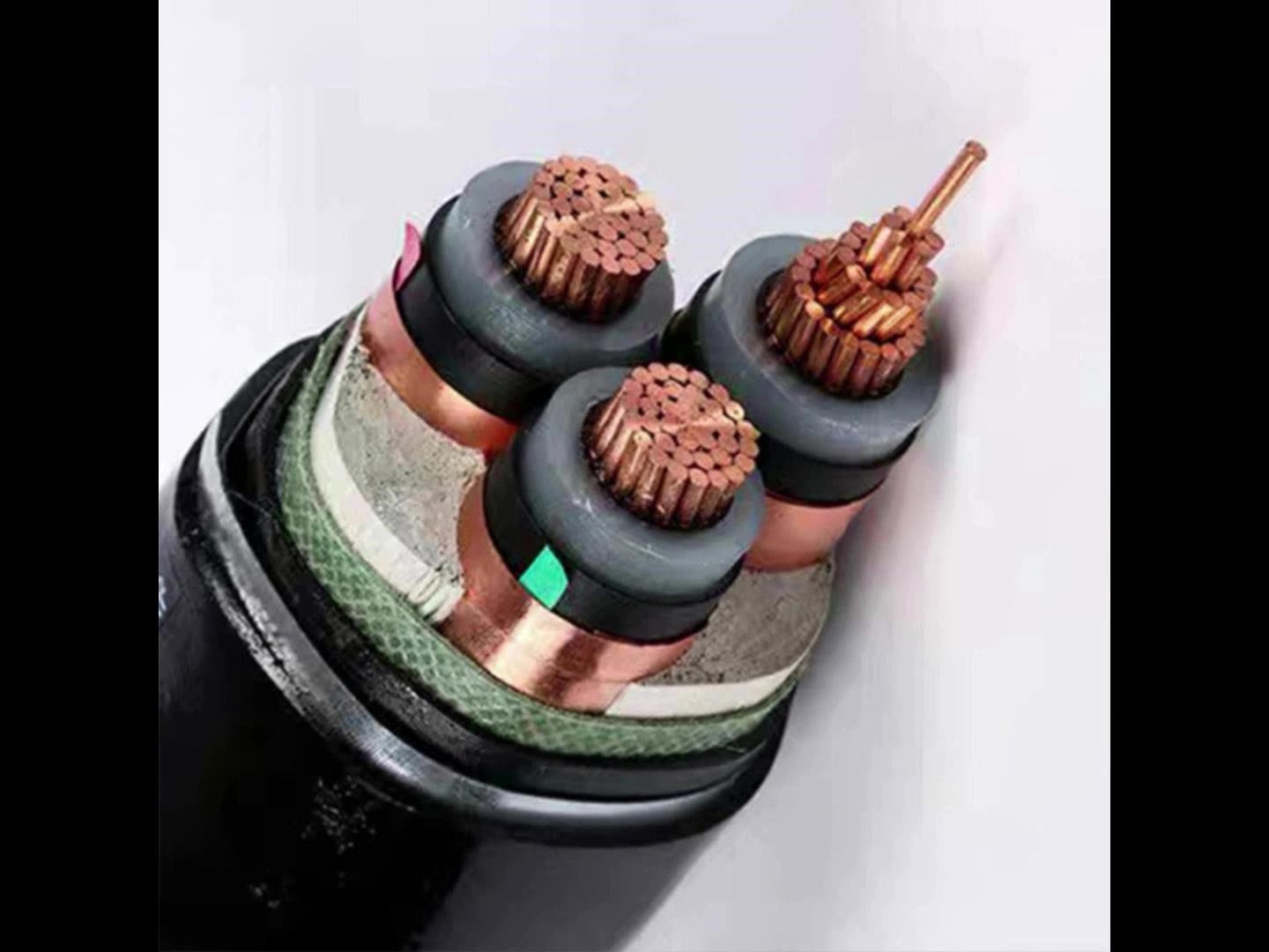 11kv Cu/xlpe/pvc/sta/pvc Frls Three Core Copper Conductor Xlpe Power ...