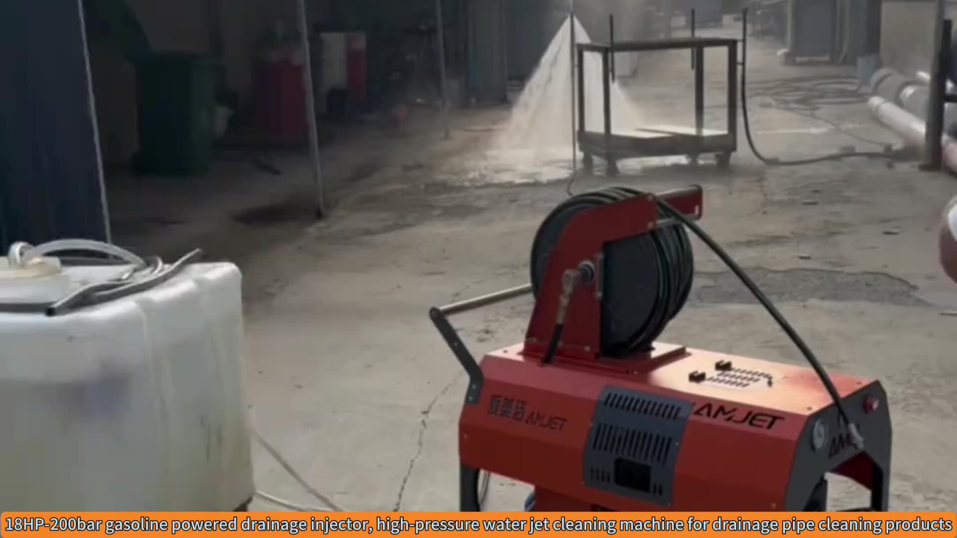 Amjet4000psi High-pressure Sewage Pipe Cleaner Uses Stainless Steel ...