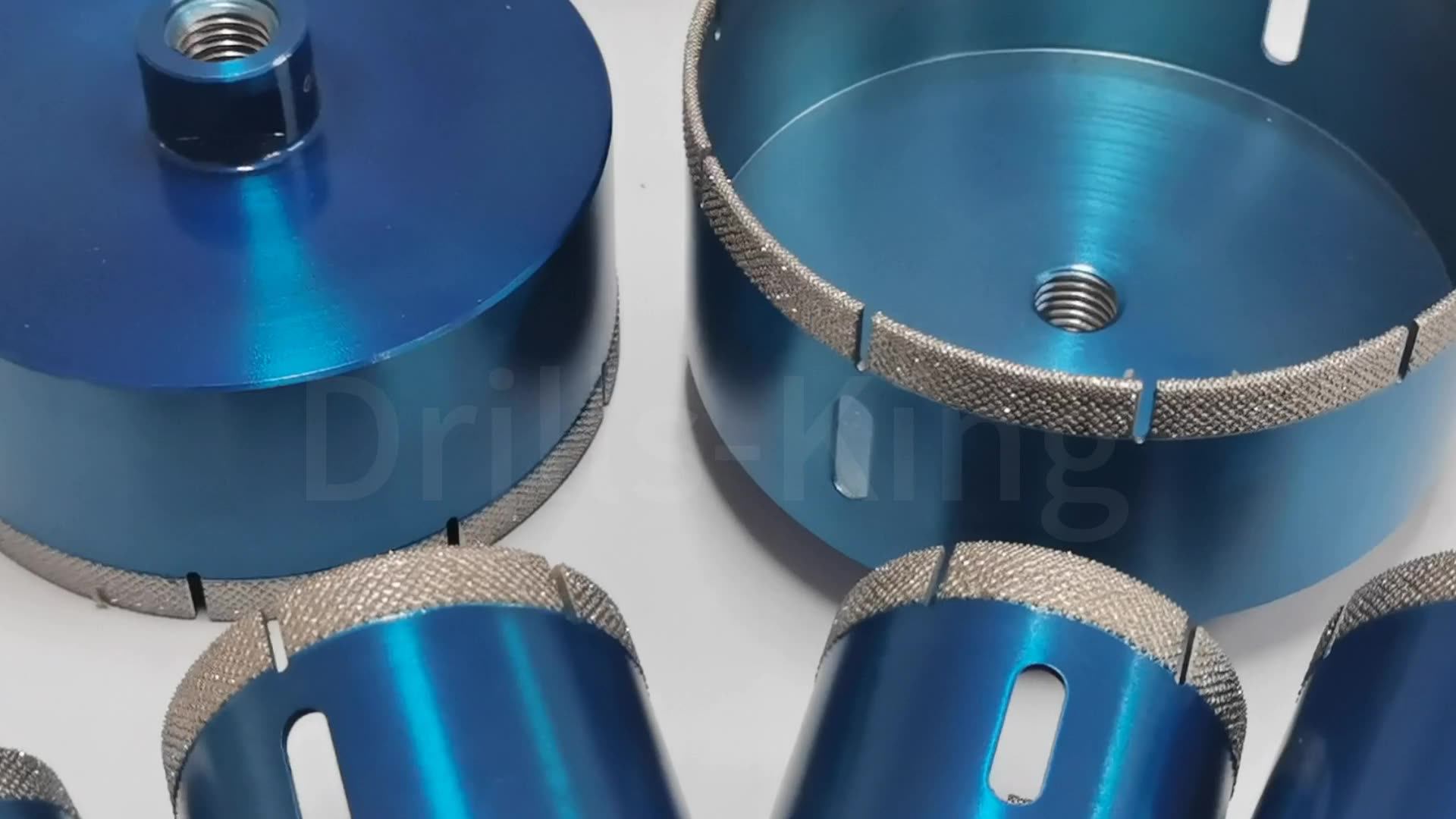 6-140mm Vacuum Brazed Diamond Cutting Tools Diamond Tiles Core Drills ...