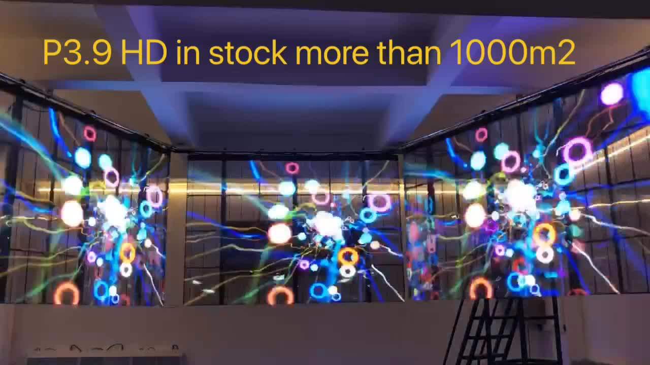 Mpled 85% Transparency Led Window Glass Led Display P3.9 High ...