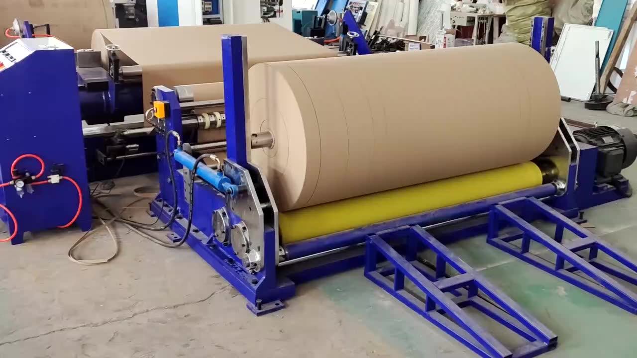 Machines For Small Businesses High Speed Kraft Paper Roll Slitting ...