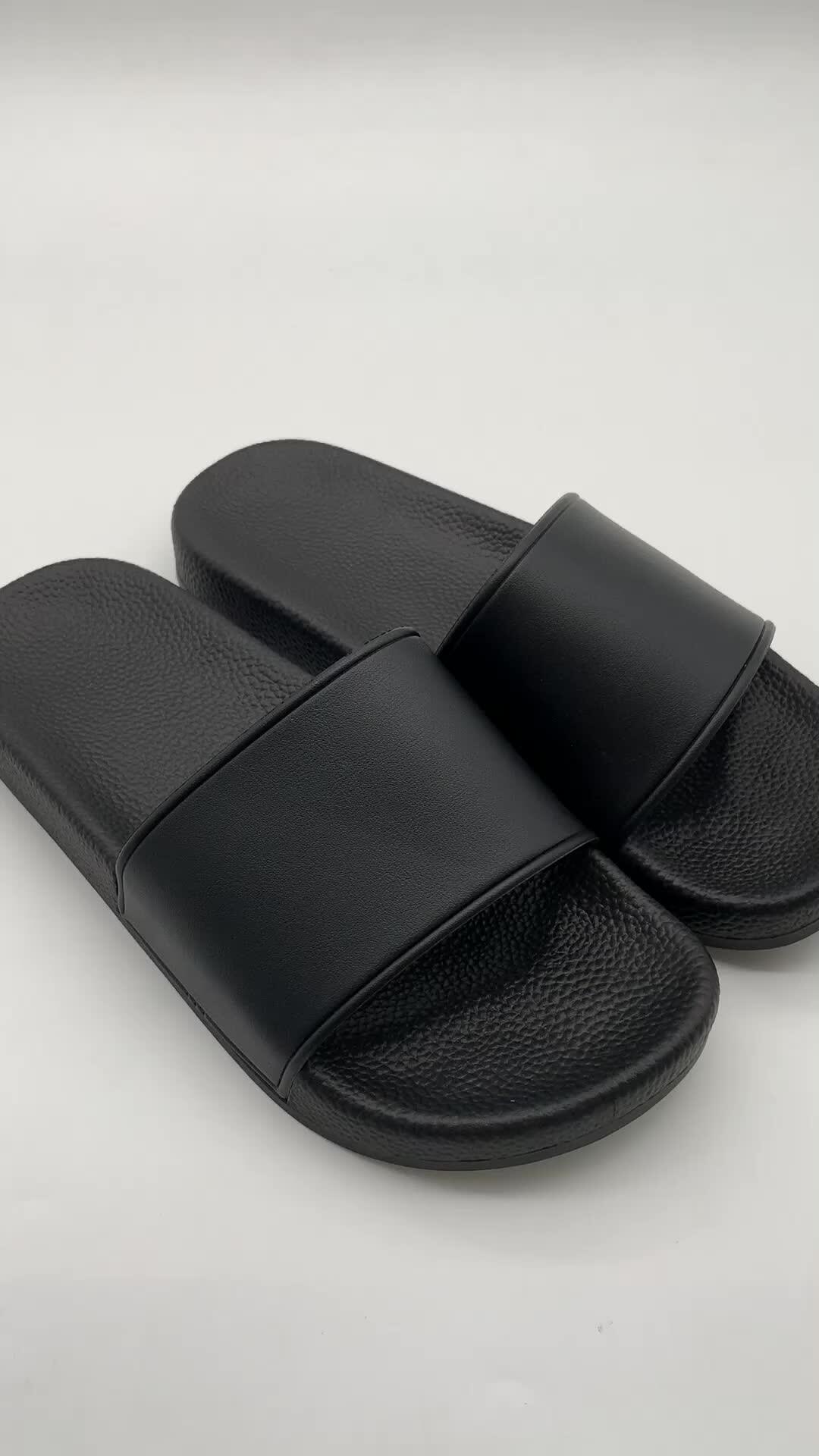 2021 New Style Pvc Outsole Slipper,Custom Logo Slides,Flat Men Slides ...
