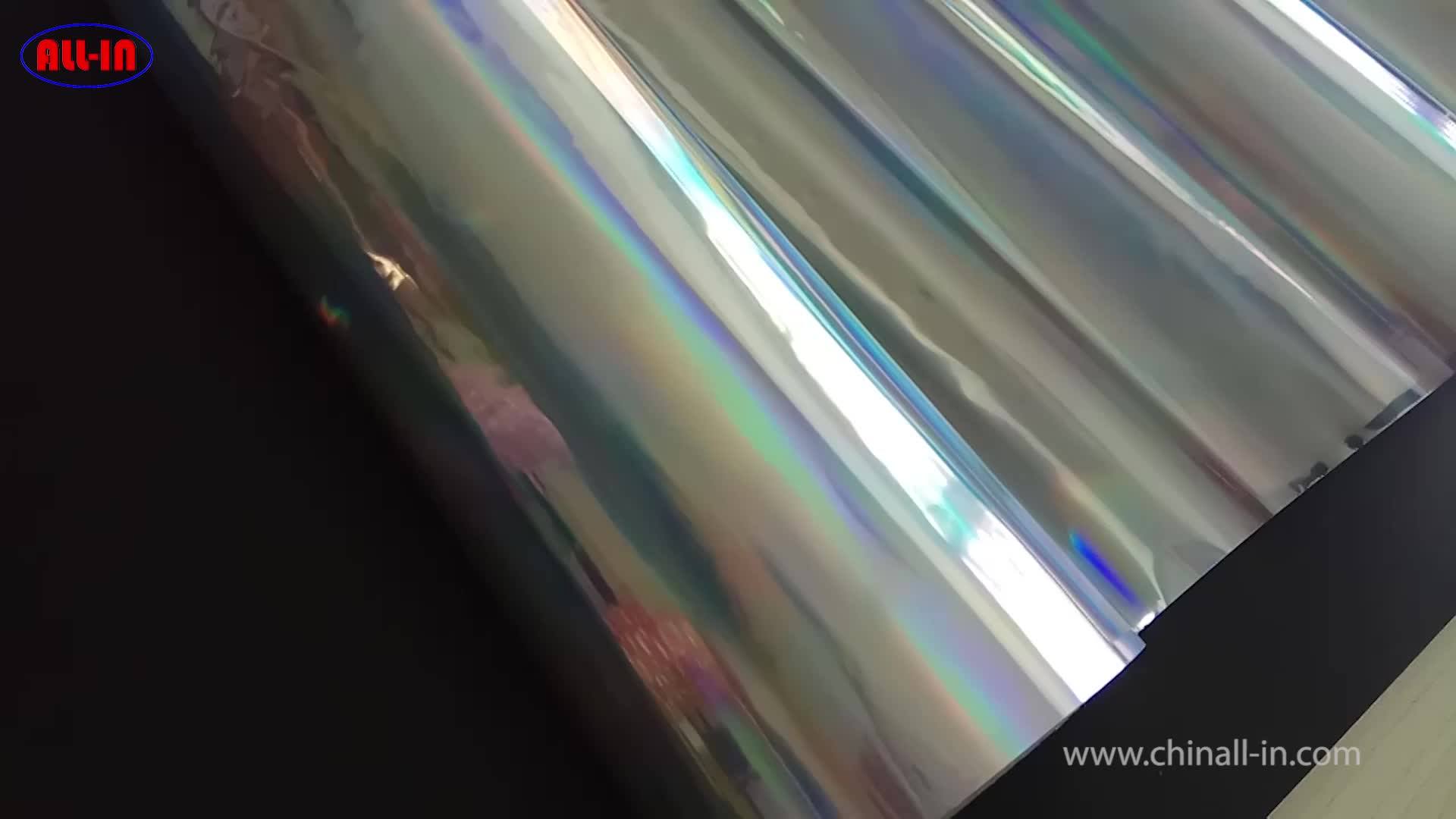 Silver Holographic Cold Transfer Foil For Label - Buy Holographic Cold ...