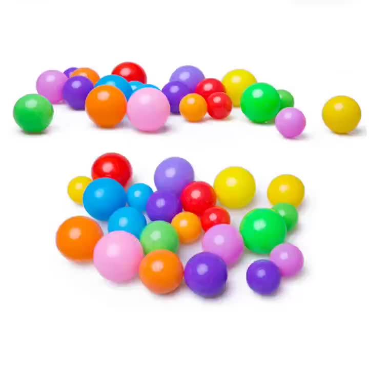 Wholesale Plastic Transparent Clear Color Ocean Balls White Air Sea ...