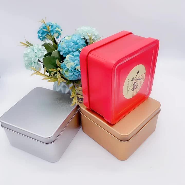 Square Metal Can Container Coffee Packaging Box Tea Tins - Buy Square ...