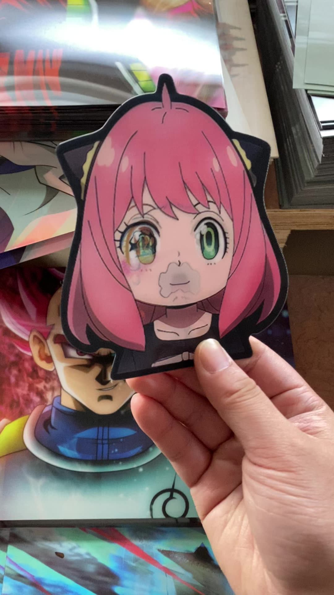 Custom 3d Lenticular Stickers Anime Waterproof Mange Lenticular 3d ...