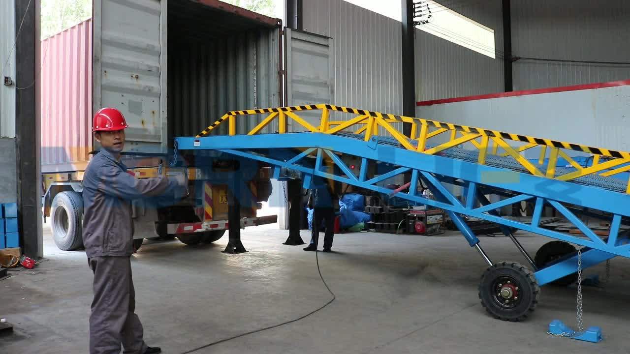 8ton Electrical Car Ramps Mobile Loading Ramp Lift For Forklift Use ...