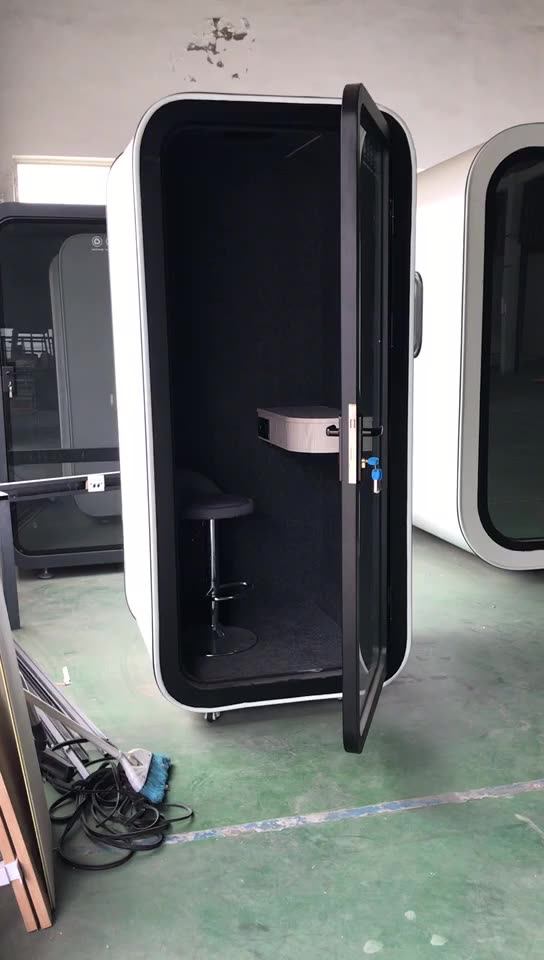 Prefab Pod Movable Office Pod Soundproof Phone Booth Cabin Telephone ...