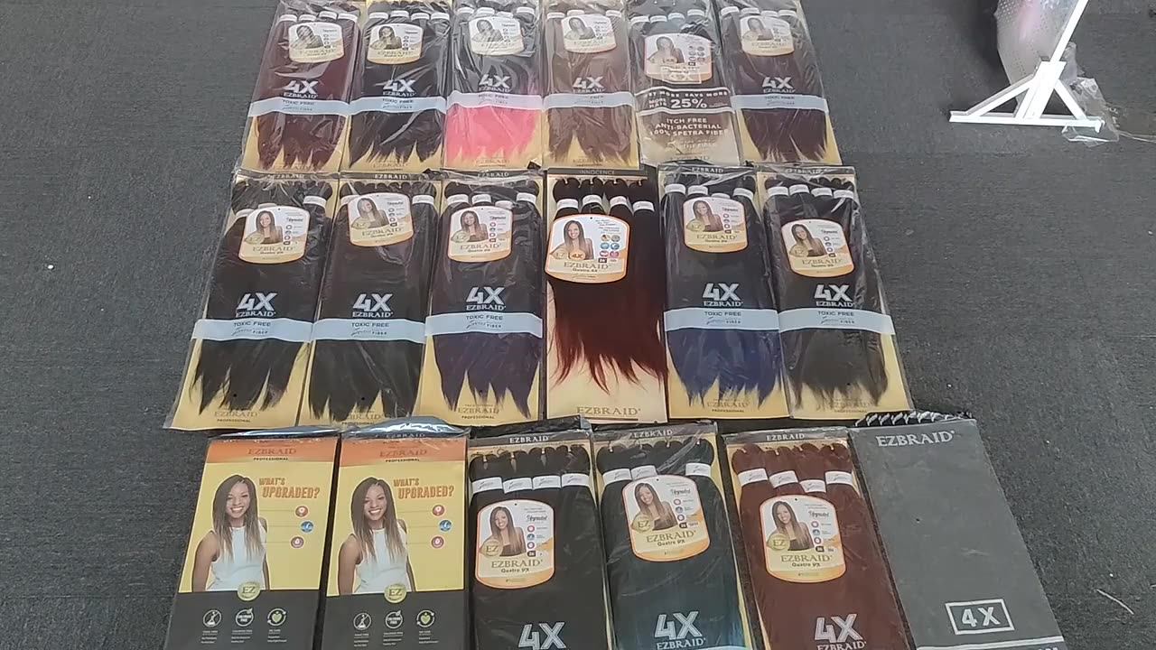 Wholesale Prestretched 4x Ombre Color Expression Braiding Hair ...