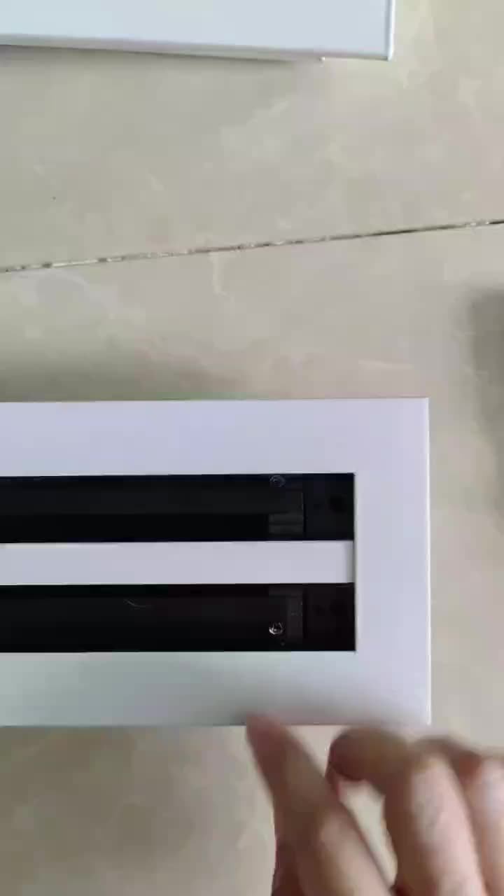 Hvac Ventilation Duct Air Conditioning System Adjustable Metal Air Vent ...