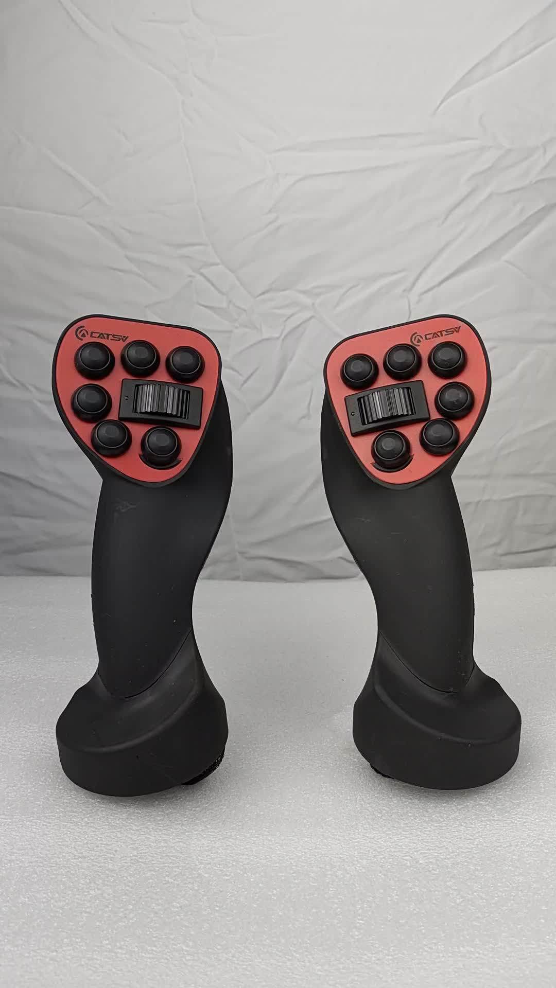 Catsu Excavator Proportional System Joystick Multi Button Tiltrotator ...