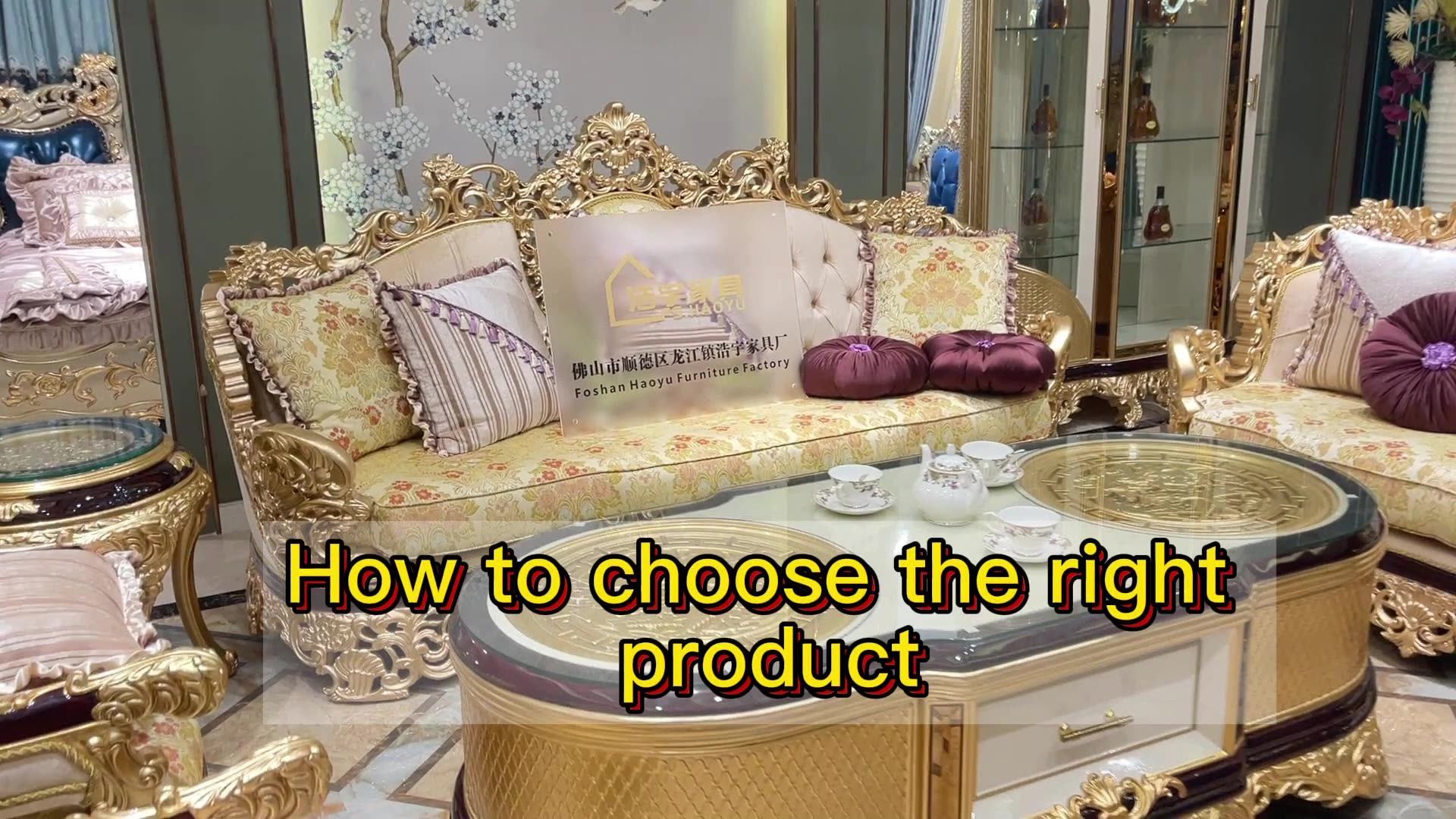 European Style Home Furniture Luxury Curved Sofa Chairs Premium Europe ...