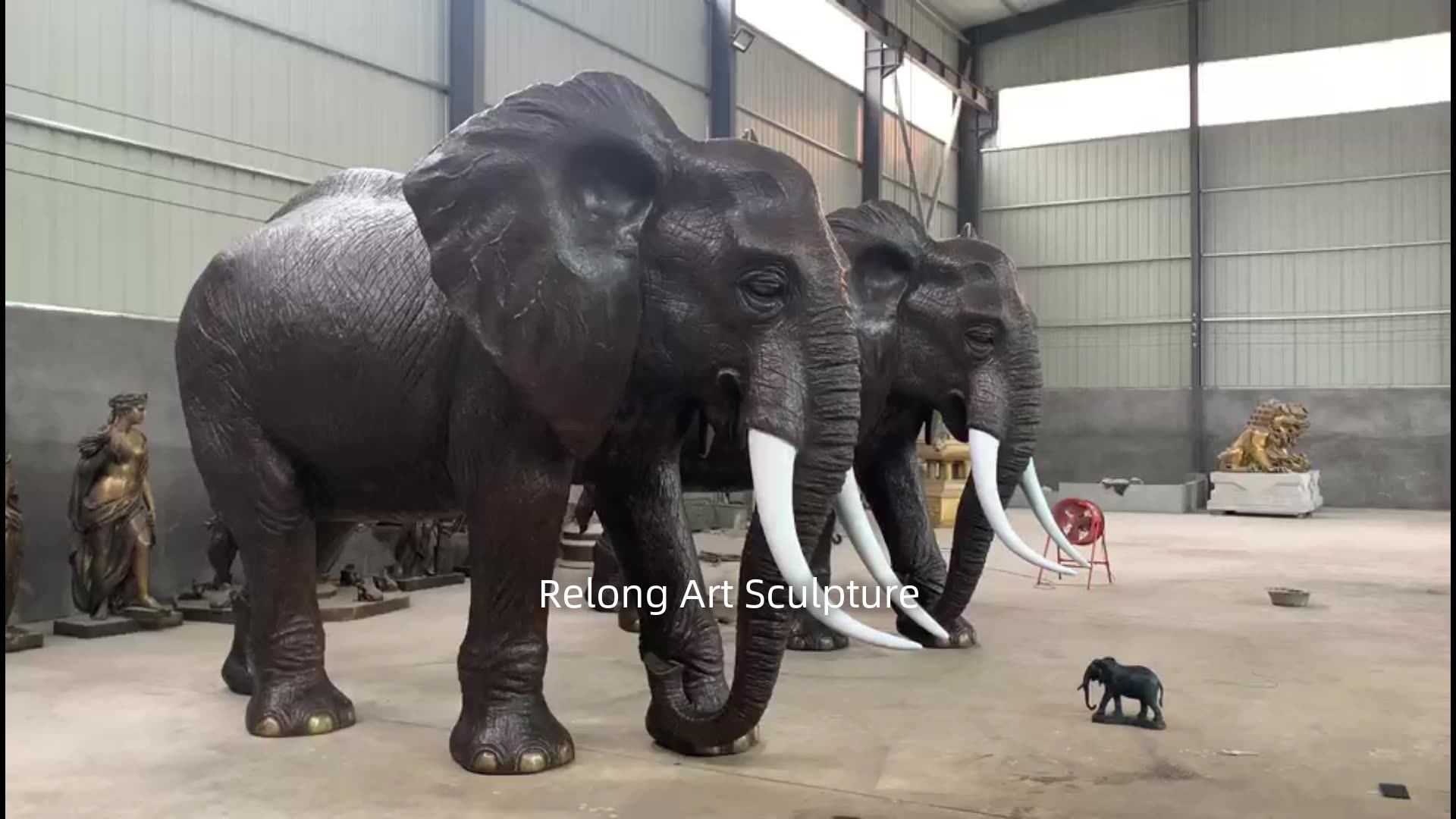 Life Size Outdoor Jardin Decoration Bronze Elephant Statue Sculpture ...