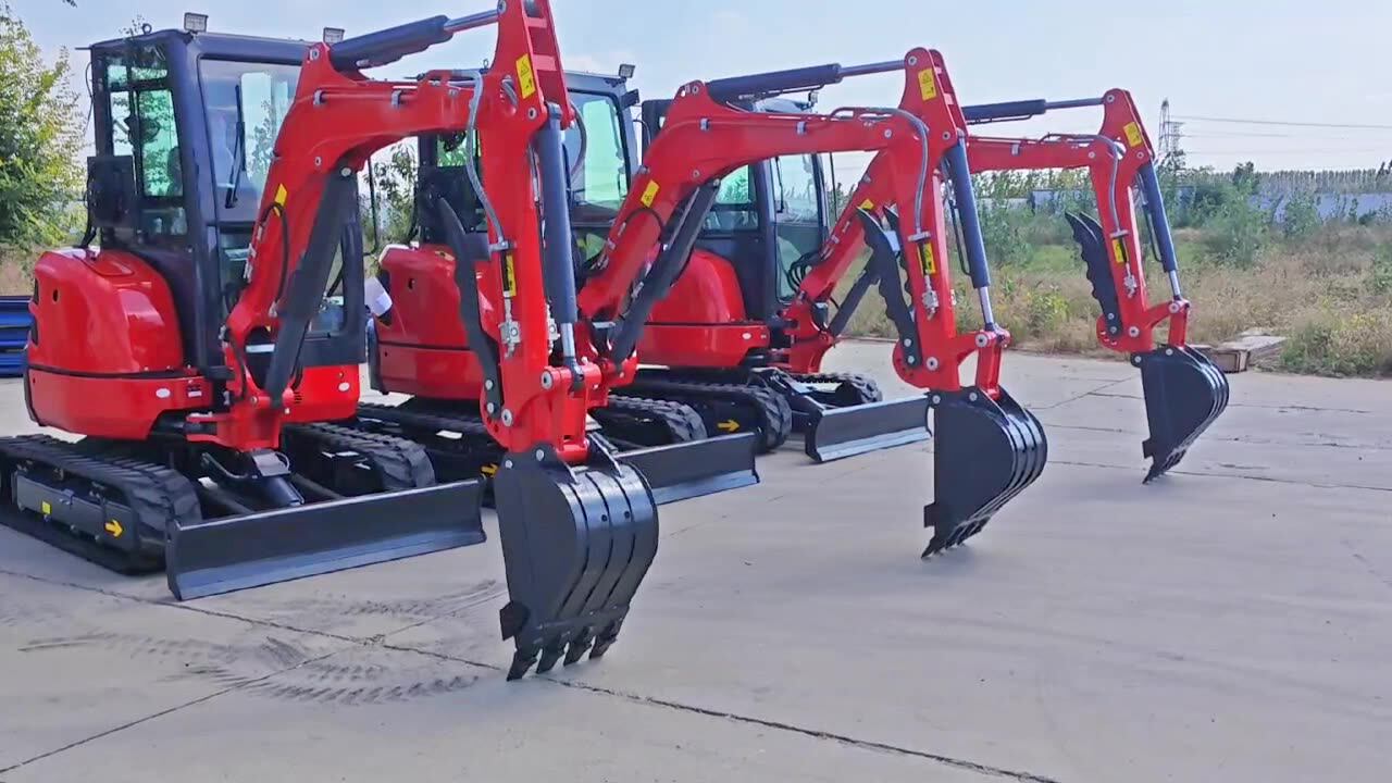 Nuoman Mini Excavators 2.6 Ton 3.5 Ton Small New Crawler Excav Multi ...