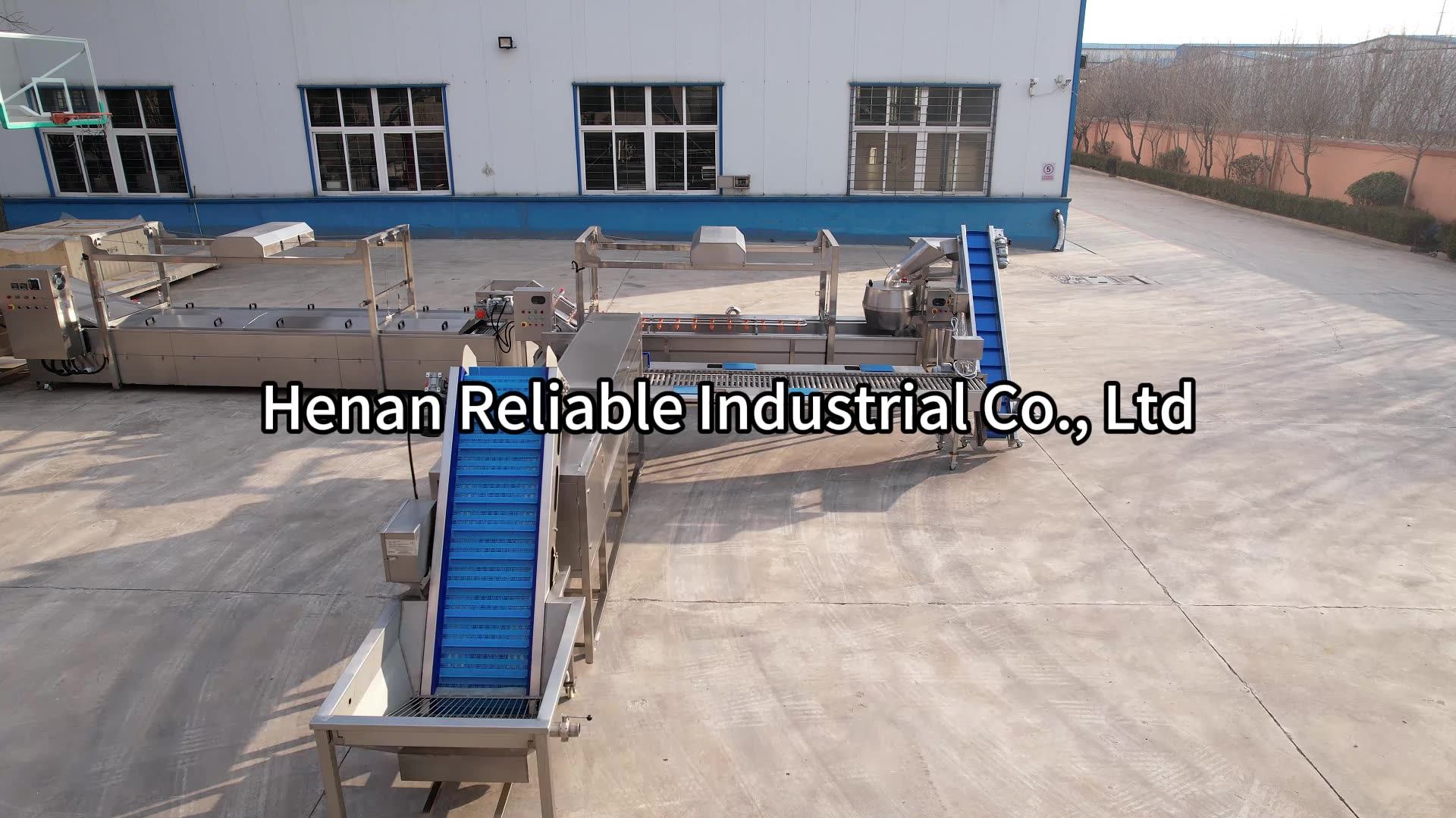 Small Semi Automatic Pringle Potato Chips/crisps French Fries Frying ...