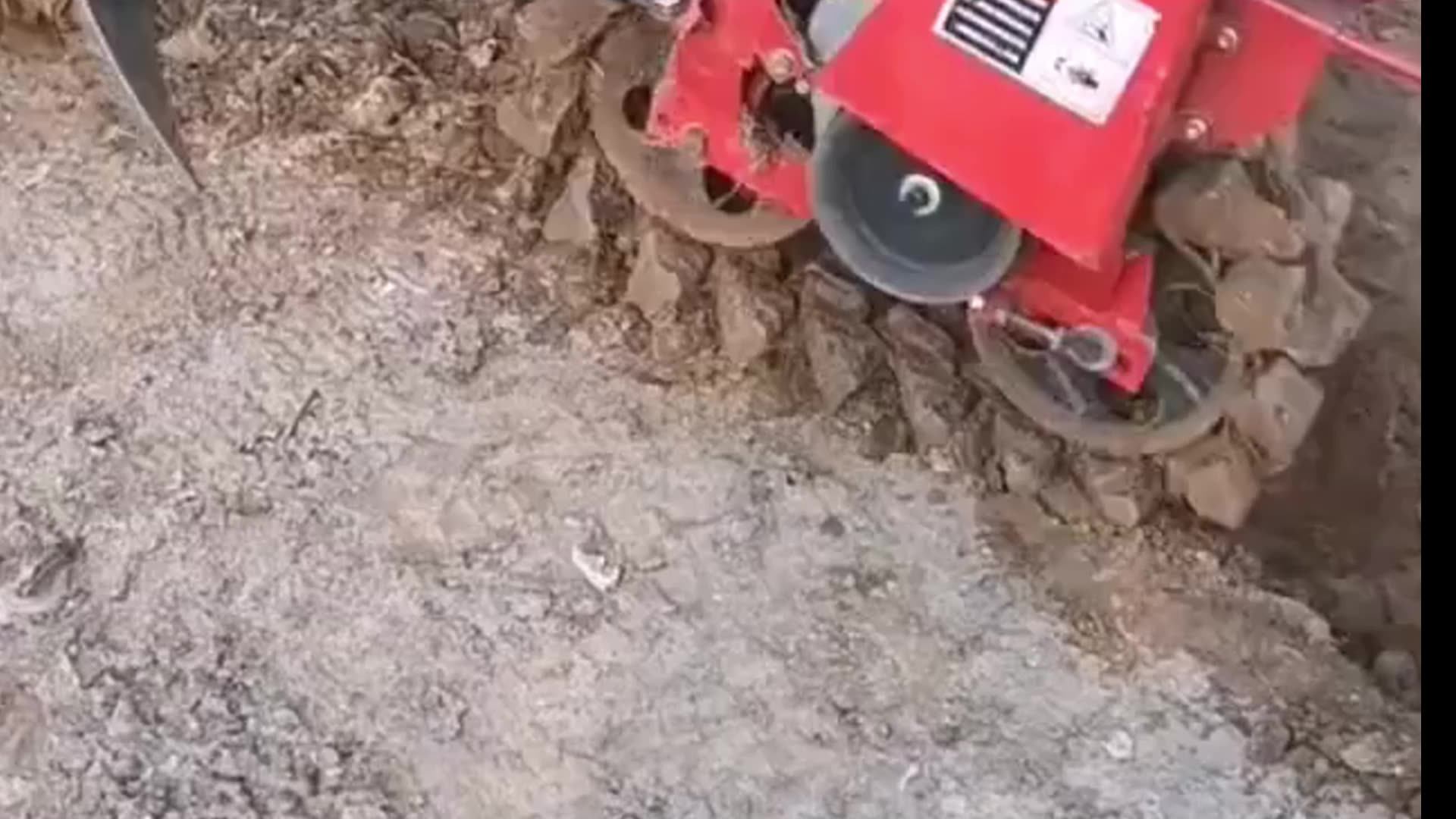 Agricultural Loose Soil Ploughing Field Ditching Orchard Micro ...