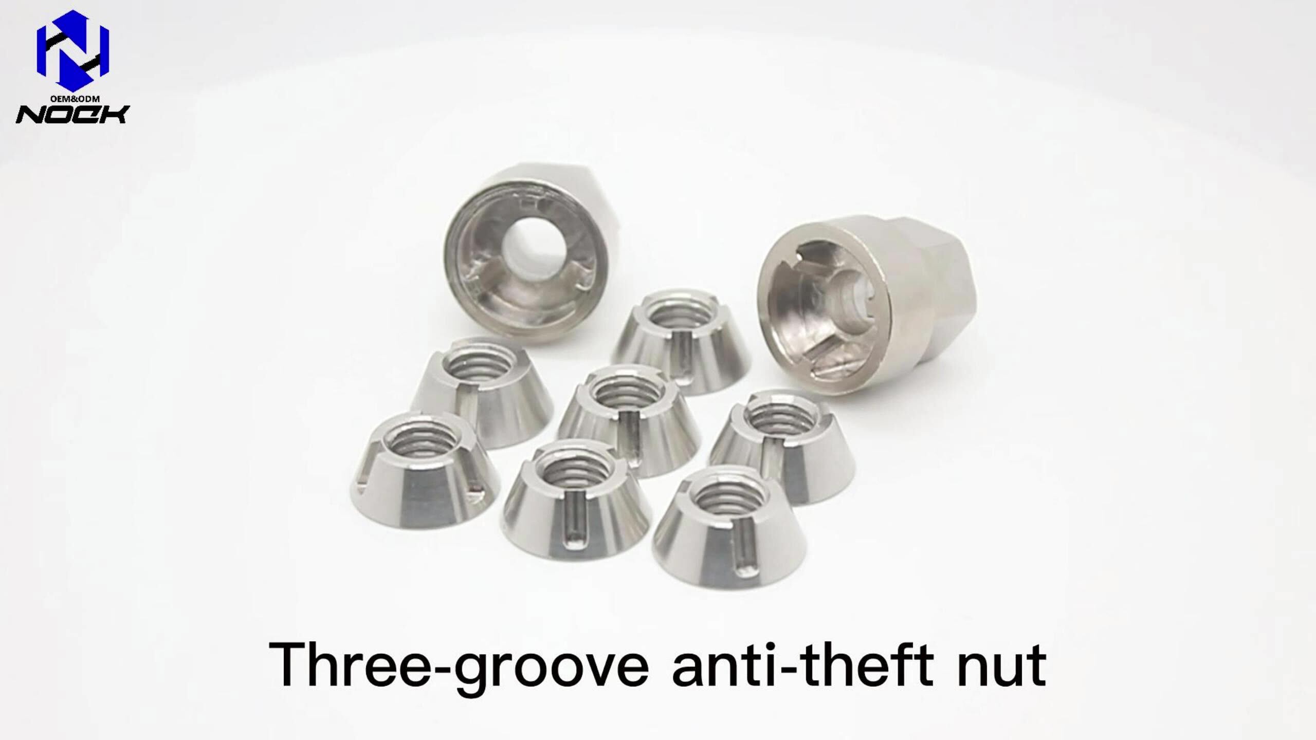 Premium Stainless Steel Conical Trident Drive Tamper-proof Nut Safety ...