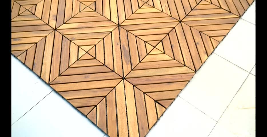 Hot New Hpw-02 Wood Texture Solid Tile Modern Design Wear-resistant ...
