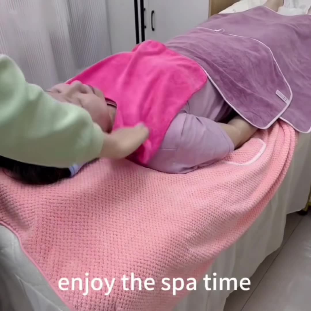 Custom Logo Quick-drying Spa Facial Towels Professional Split Design ...