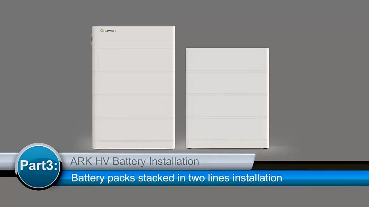 Growatt Battery Lithium Ion 7.68kwh 10kwh 10.24kwh Ark 2.5h-a1 Hv Iec ...