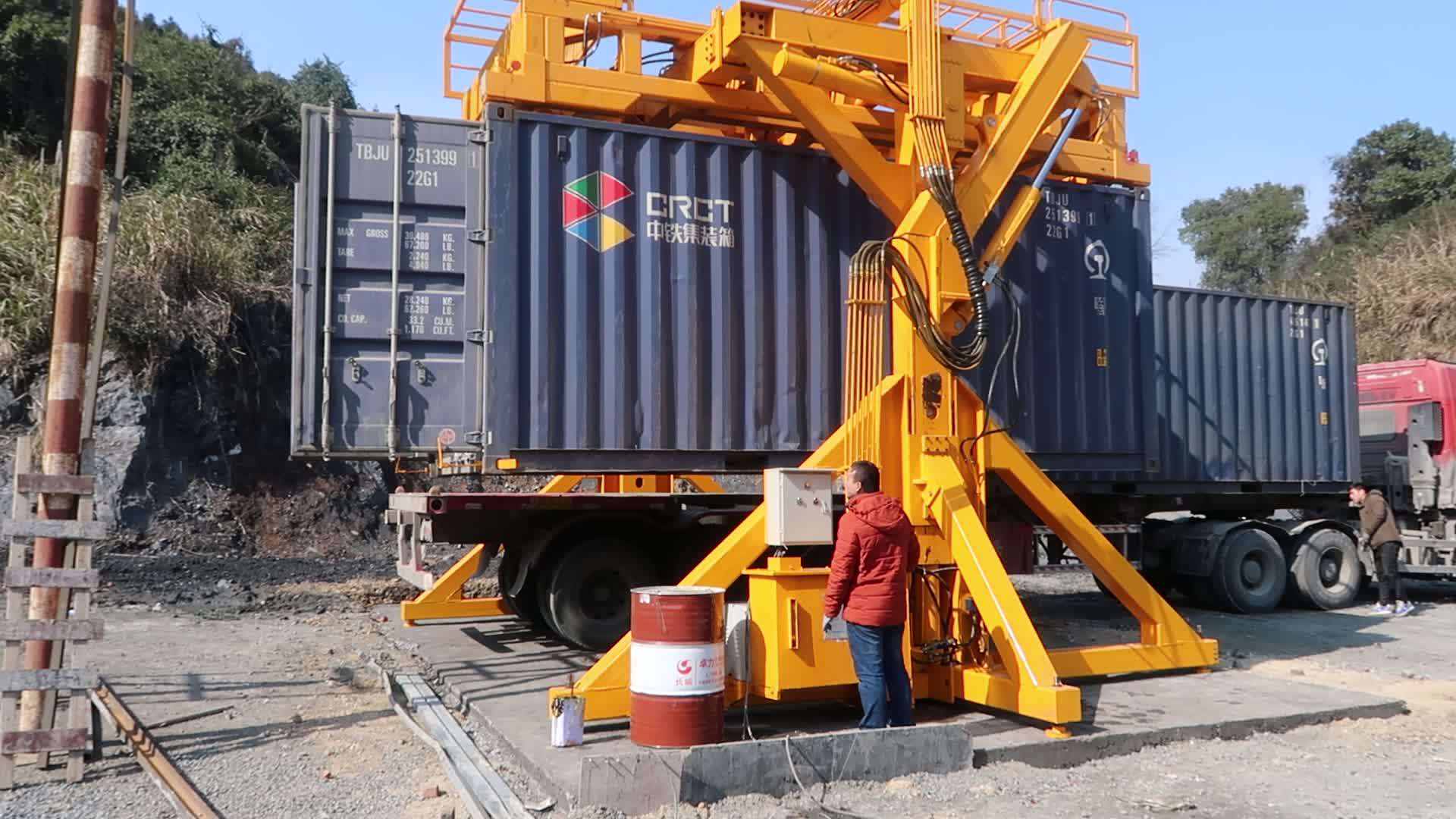 Hydraulic System Container Tipper Container Tilter Machines - Buy ...