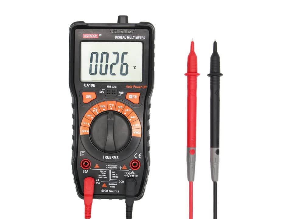 Smart Auto Multimetro Tester Pocket Size Digital Multimeter With Non ...